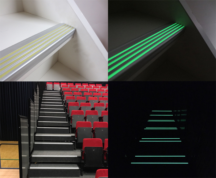 Photoluminescent Stair Nosing Glow in The Dark Stair Strips - Buy glow ...